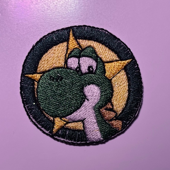 Nintendo | Accessories | Yoshi Super Mario Bros Iron On Patch | Poshmark